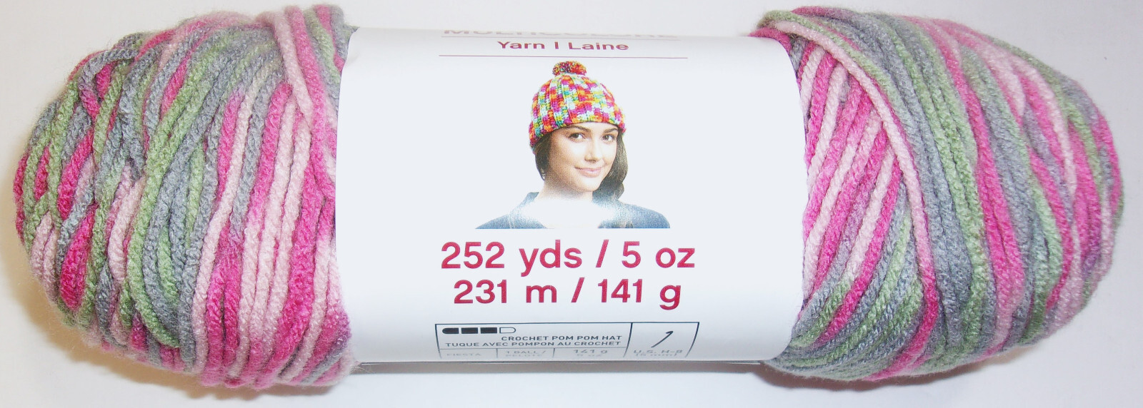 Craftsmart Value Multi Yarn, Acrylic 5 oz/ (Multiple Color Choice) 1 ...