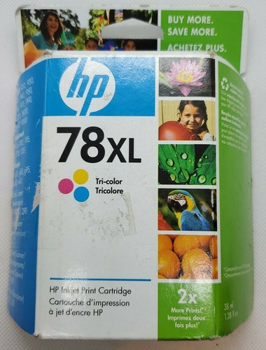 Genuine HP 78XL Tri-Color Ink Cartridge In Retail Box, Expired 2009 or ...