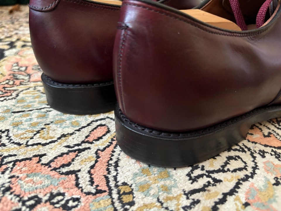 Allen Edmonds FIFTH AVE Cap-Toe Men's Oxford Dress Shoes in Merlot 11 D ...