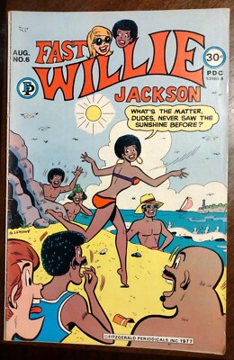 Fast Willie Jackson #6 Bikini Cover and story Fitzgerald Comics Black ...