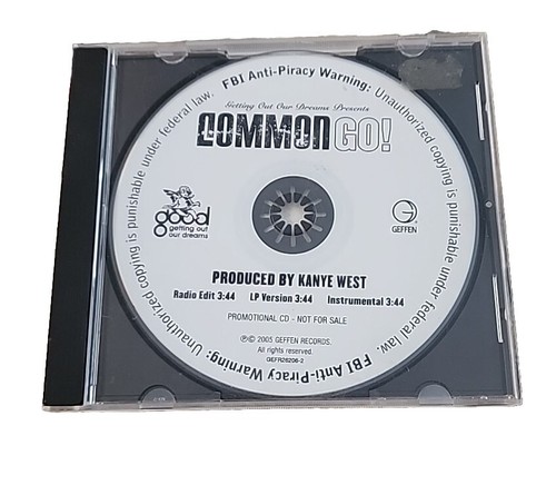 COMMON Go! w/ RADIO EDIT & INSTRUMENTAL PROMO DJ CD single 2005 | eBay
