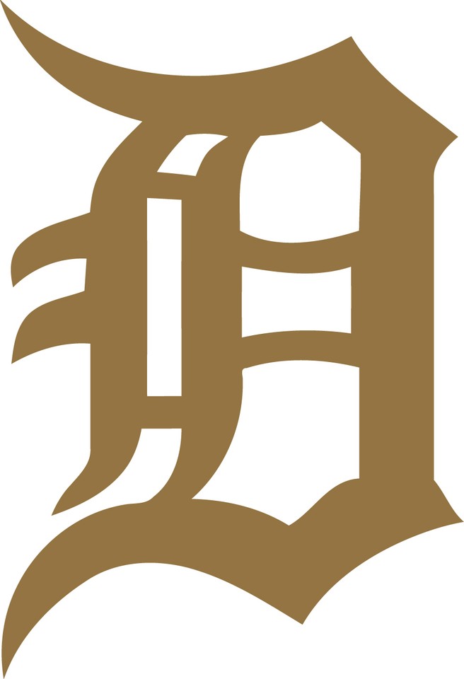 Detroit Tigers Old English D - Vinyl Decals Various Colors & Sizes! | eBay