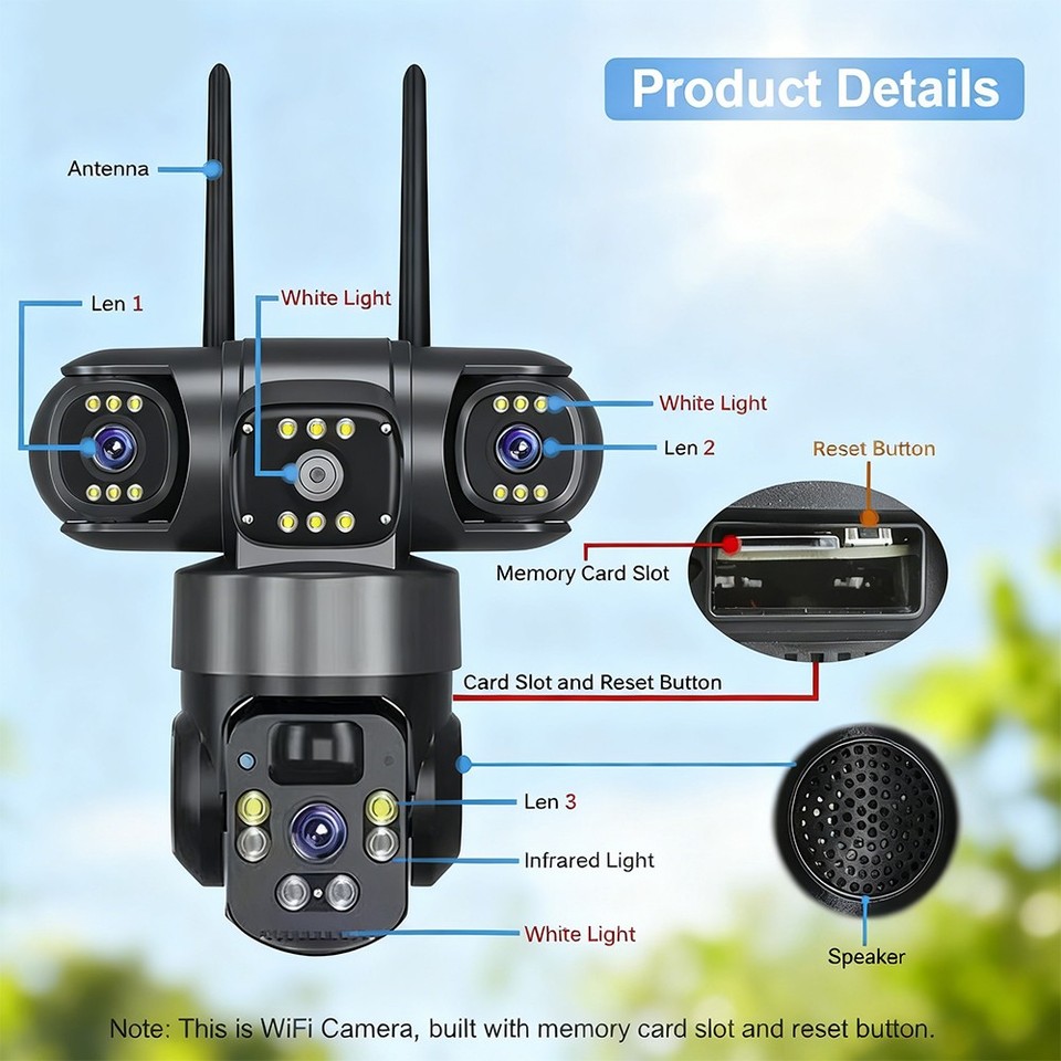 KEPEAK 15MP Solar-Powered Camera | eBay