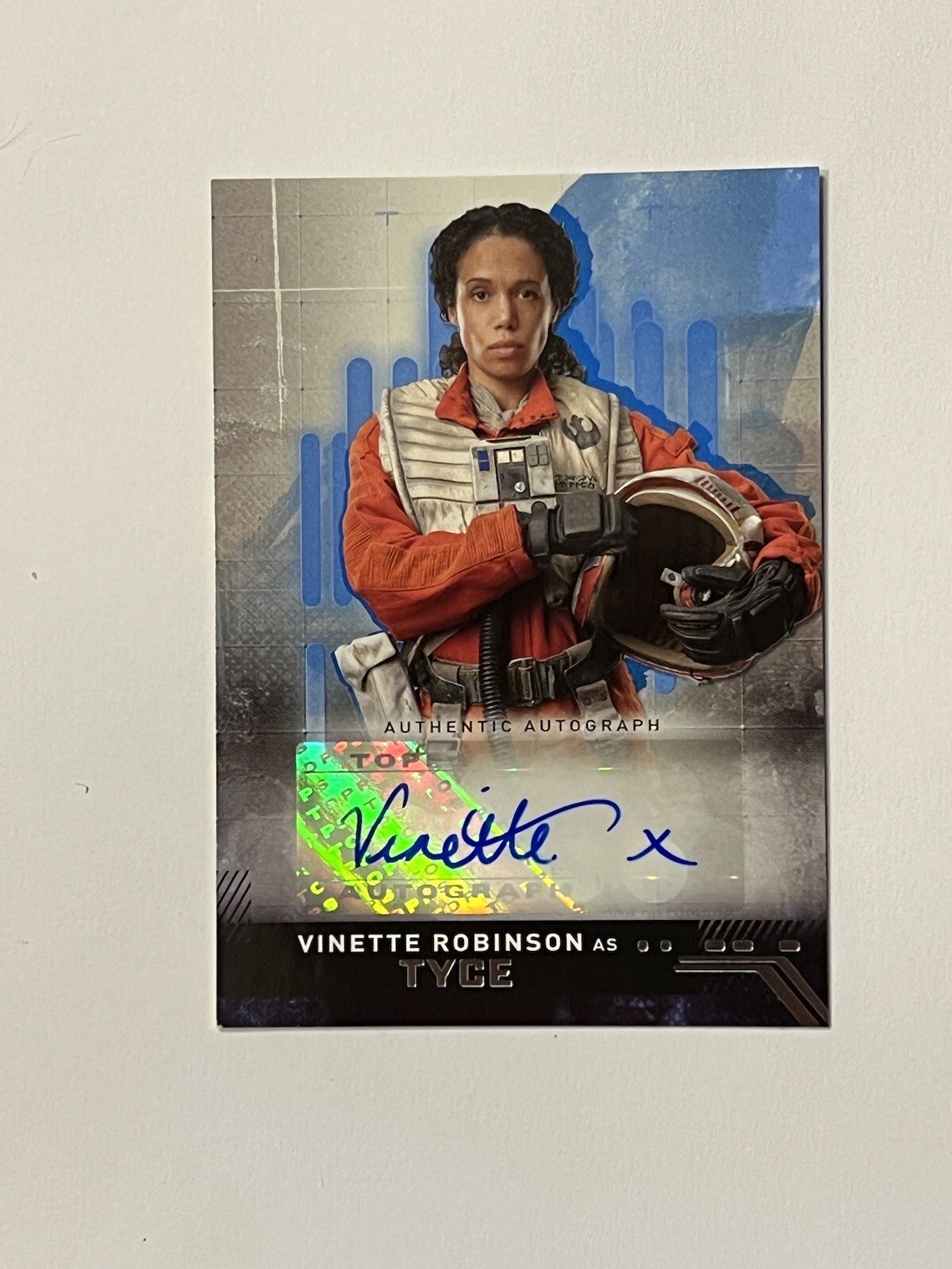 2019 Star Wars Rise of Skywalker Series 1 Blue 35/99 Vinette Robinson ...