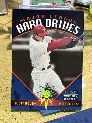 Vtg 1998 Leaf Rookies And Stars MLB Hard Drives #16 SCOTT ROLEN RC #’d ...
