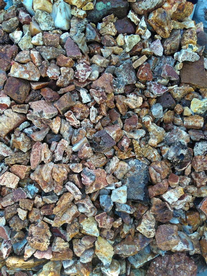 CLASSIC GRAVEYARD POINT PLUME MOSS AGATE CABBING SIZE ROUGH $5 PER LB ...