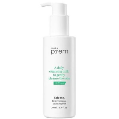 Make P:rem Safe Me Relief Moisture Cleansing Milk 200ml Make Prem ...