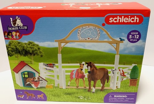 NEW Schleich Horse Club Hannah’s Horse w/ Colt & Ruby the Dog #42458 ...