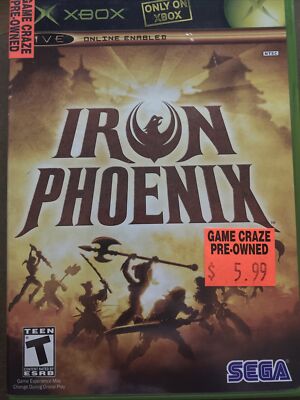 Iron Phoenix (Microsoft Xbox, 2005) Complete CIB W/ Manual 10086640595 ...