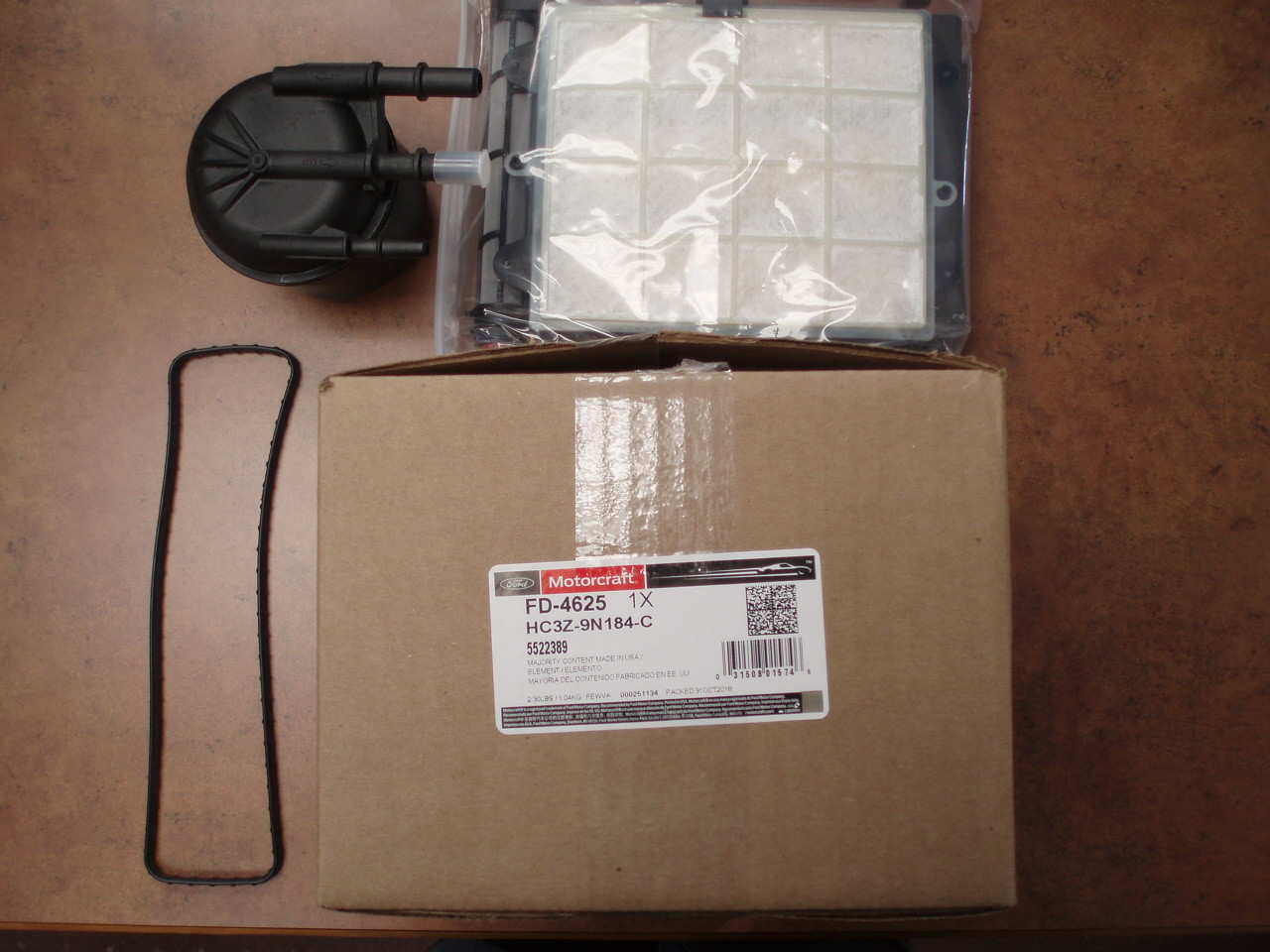 New FD4625AA Motorcraft Ford F250 F350 6.7 Diesel Fuel Filter OE FD4625 ...