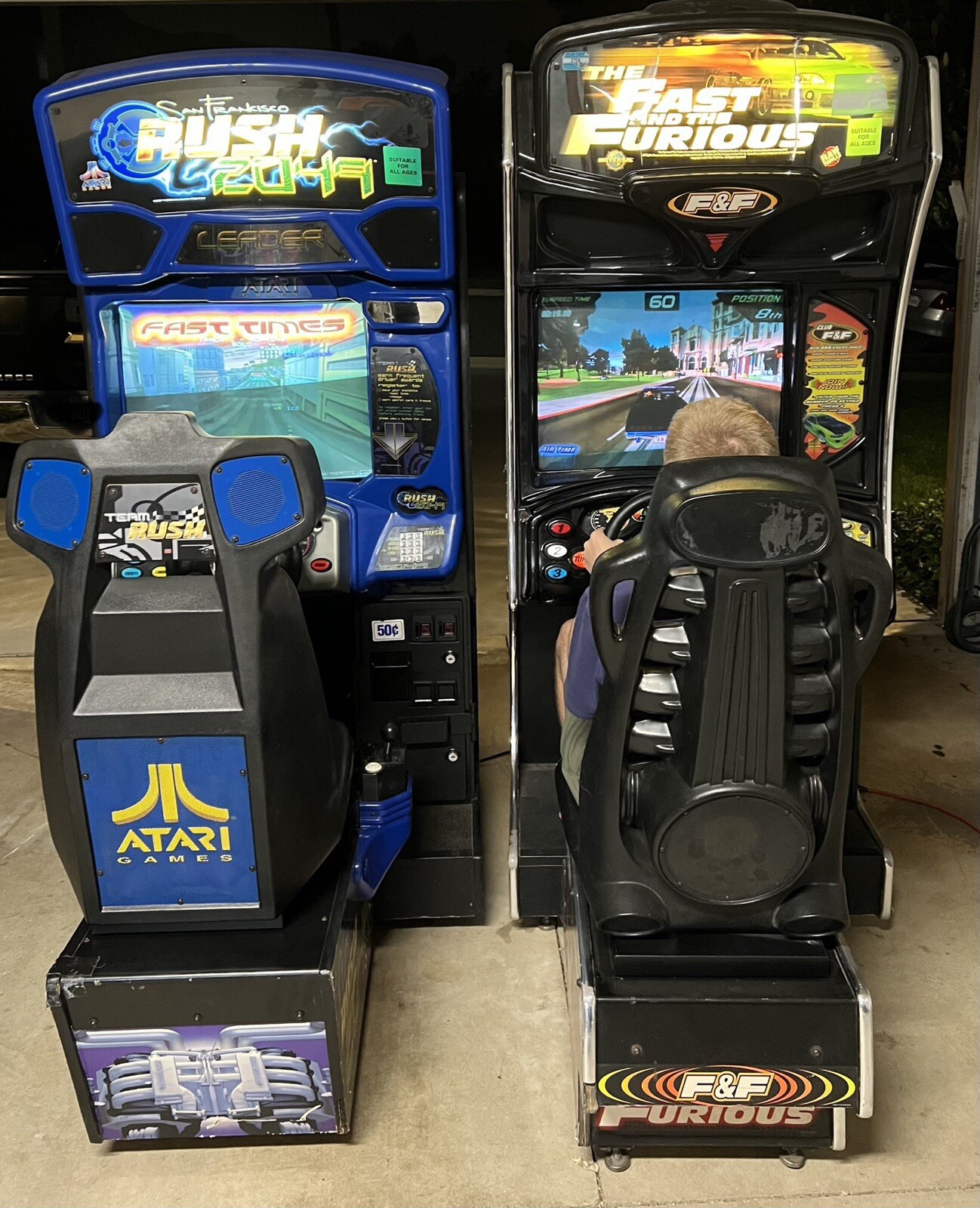 San Francisco RUSH 2049 AND Fast & Furious - Two Full Size Driving ...