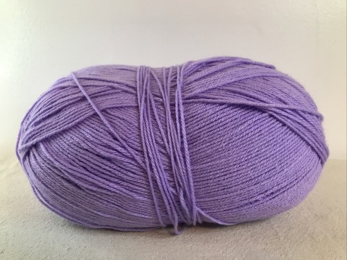 Vintage Lavender Yarn Soft Light Pastel Purple Huge Big Skein 10oz ...