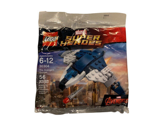 Lego The Avengers Age Of Ultron Quinjet Mini Set 30304 Marvel Polybag ...
