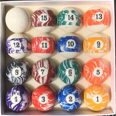 Pool Ball Set Vintage ELEPHANT BALLS BILLIARD ESPN Tournament Set ...