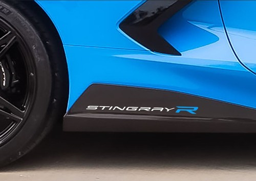PAIR 2020-2023 Corvette Stingray R Rocker Decal Sticker C8 Z51 Z06 ...