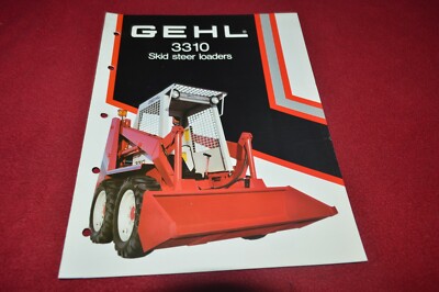 Gehl 3310 Skid Steer Loader Dealer's Brochure YABE18 | eBay