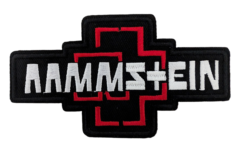 Rammstein Patches, Iron On Embroidery Band Patches, Rammstein Logo ...