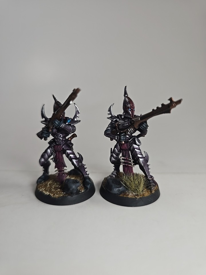 Warhammer 40k Drukhari Dark Eldar Kabalite Warriors (10) Built ...