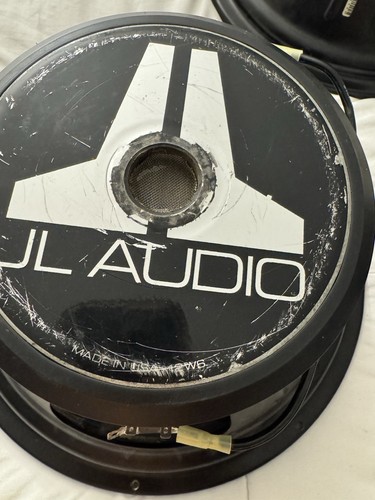 (3) TRIO JL AUDIO 12W6 v1 subwoofers subs sub speaker subwoofer 12 w6 ...