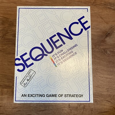 SEQUENCE- Original SEQUENCE Game with Folding Board, Cards and Chips by ...