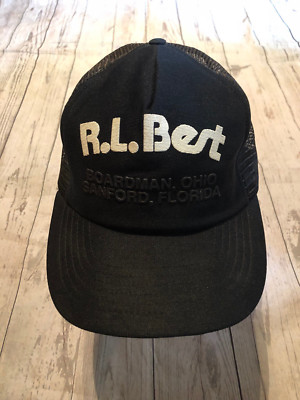 RL Best Boardman Ohio Sanford Florida Raised Print Mesh Snapback Cap ...