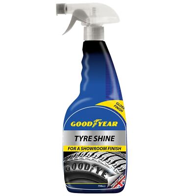 Goodyear Car Tyre Shine Gloss Finish Cleaning Clearer Spray 750ml | eBay UK