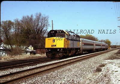 Apr 1993 VIA #6446 Durand Michigan ORIGINAL KODACHROME SLIDE | eBay