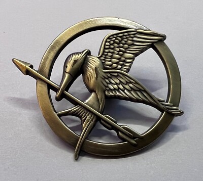 Hunger Games Mockingjay Pin 1.4" Metal Badge Brooch Bird Jacket Hat ...