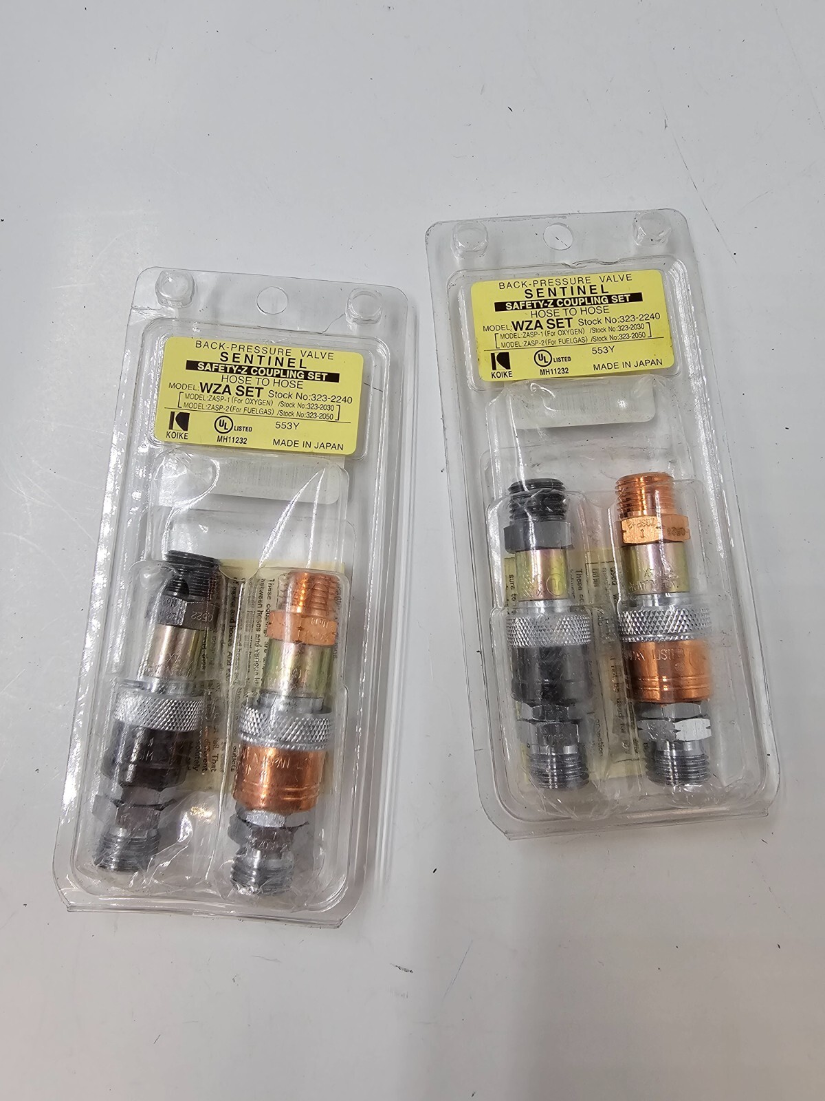 (2 packs of 2=4) SENTINEL WZA (Z-Set) Back-Pressure Valve, Hose to Hose ...