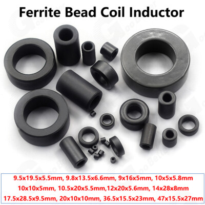 Ferrite Bead Toroide Core Coil Inductor Ferrous Ring Cables Filter ID 5 ...