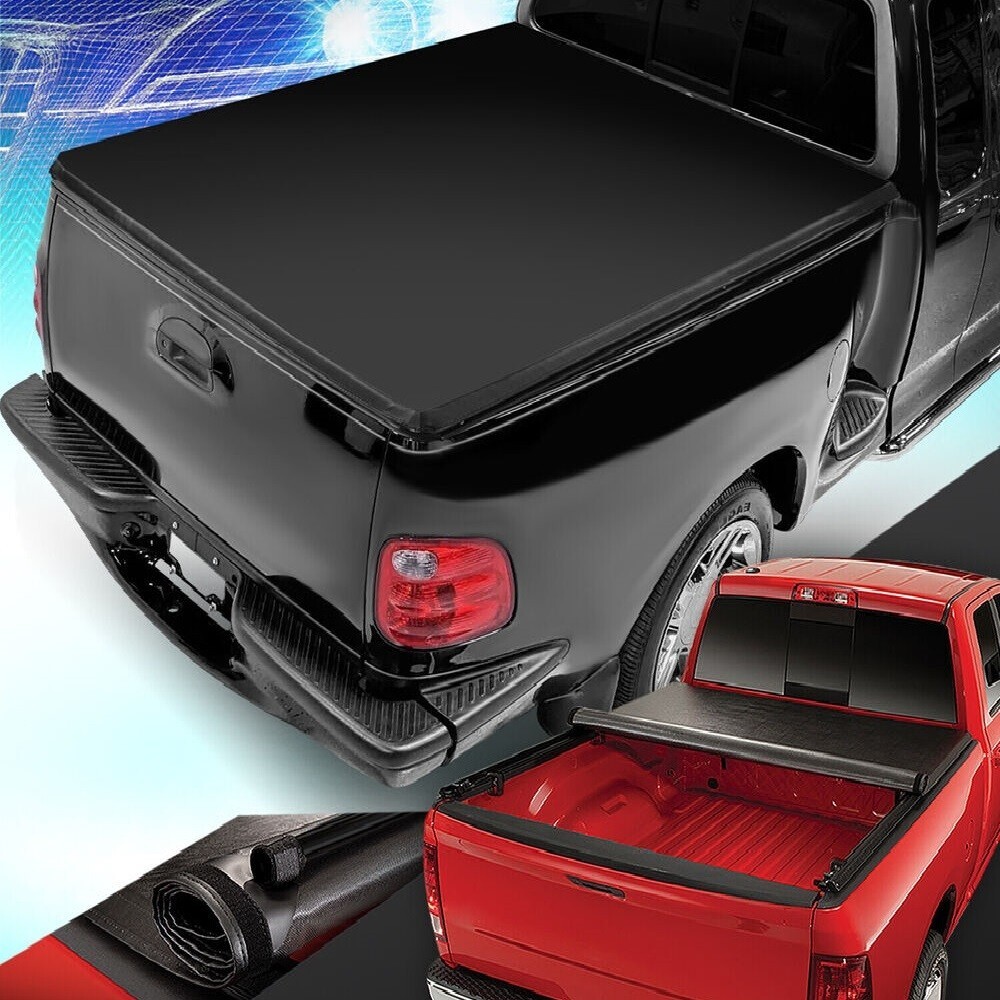 FOR 1997-2004 Ford F150 Heritage 6.5ft Fleetside Bed Soft Roll-Up ...