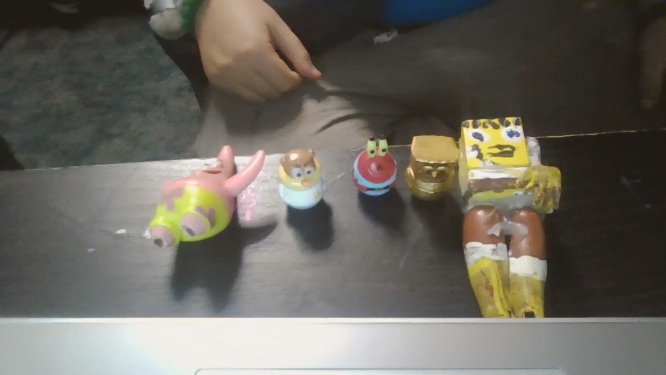 golden spongebob weeble wobble + extra | eBay