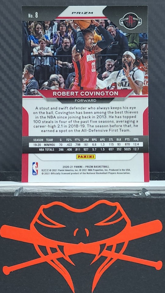 Robert Covington 2020-21 Prizm SILVER PRIZM SP #8 - Rockets | eBay