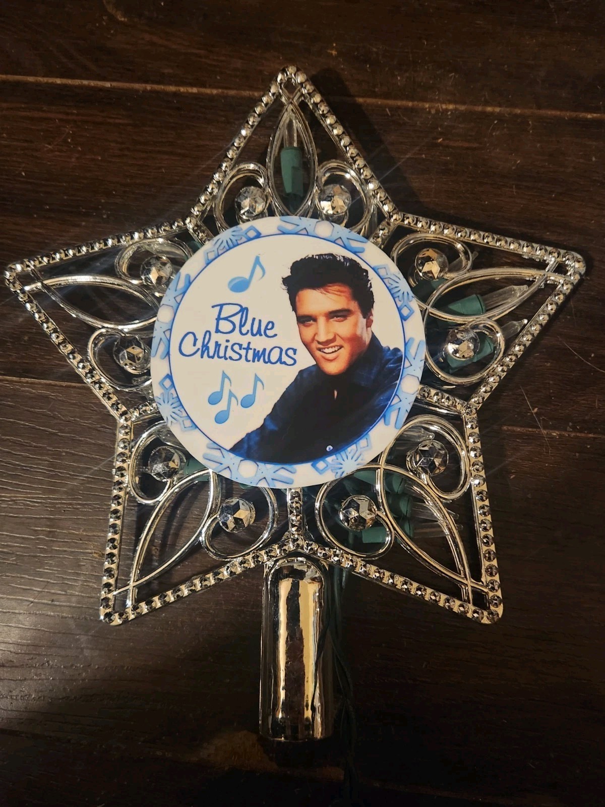 Elvis Presley the king Inspired Christmas Tree Topper ornament ...
