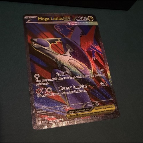 Pokémon Mega Latias EX 163/132 Me01: Mega Evolution Full Art Ultra Rare ...