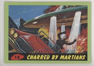 2012 Topps Heritage Mars Attacks! Green Charred by Martians #14 0y3 | eBay