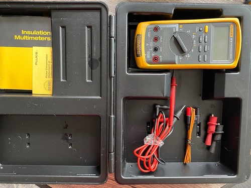 Tested FLUKE 87 V True RMS Digital Multimeter With Black Hard Case And ...