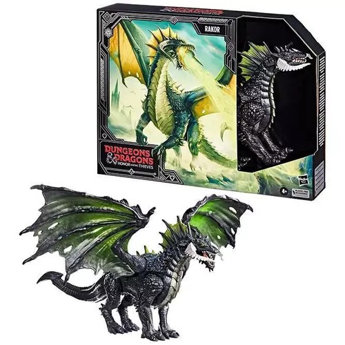 Dungeons & Dragons Honor Among Thieves RAKOR Black Dragon Hasbro 2023 ...