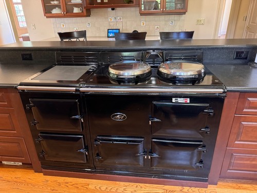 AGA Classic Gas Range Cooker Black 4-oven 60 inch | eBay