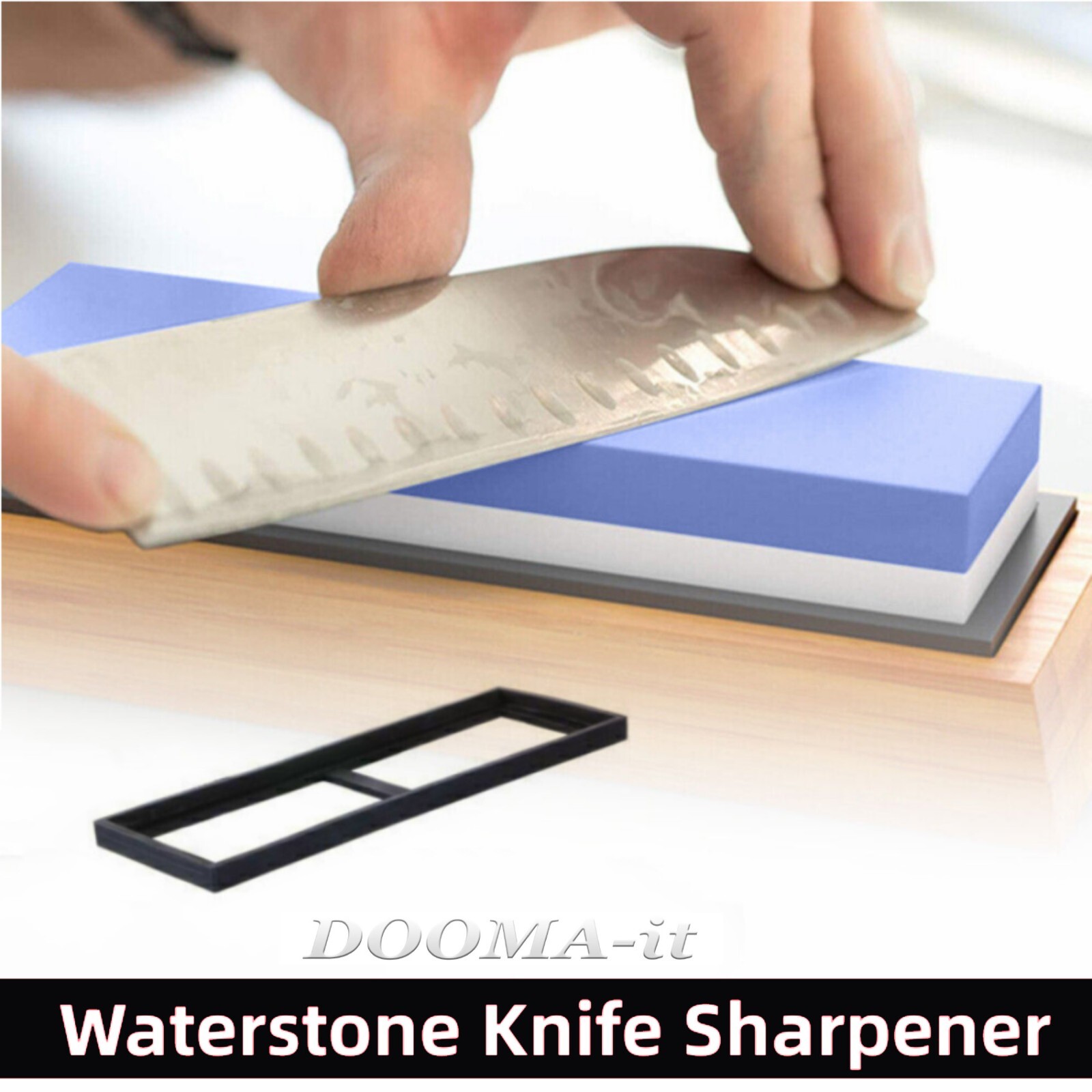 Knife Blade Garden Tool Sharpening Stone Sharpener Fine Coarse Grit ...