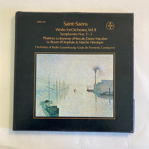 SAINT SAENS works for orchestra vol. II 3 LP BOX SET | eBay