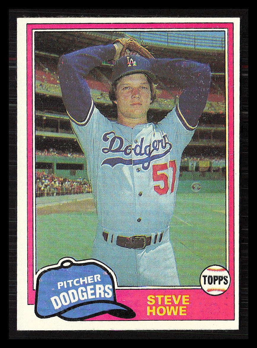 Steve Howe 1981 Topps #693 Los Angeles Dodgers Rookie | eBay