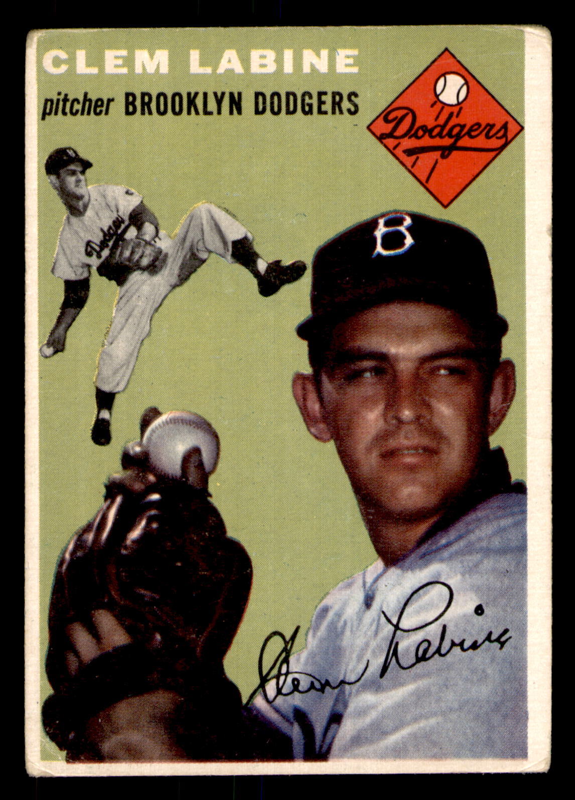 1954 Topps #121 Clem Labine VG | eBay