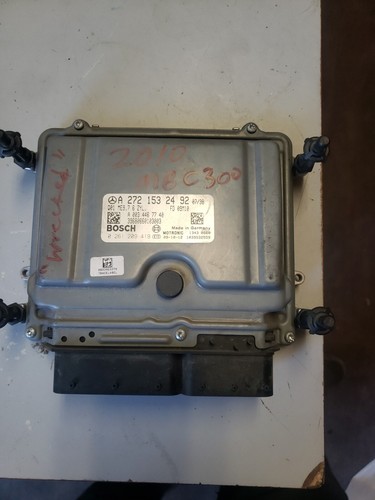2010 MERCEDES BENZ C300 ENGINE CONTROL MODULE ECU A 2721532492 wrecked ...