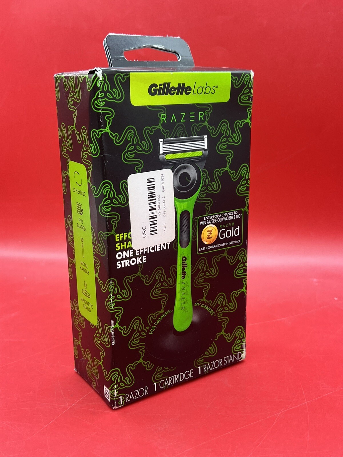 NEW Gillette x Razer Men Razor Limited Edition Gillette Labs Razer ...
