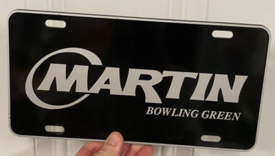 Vintage Martin Motors Used Cars License Plate Bowling Green TN | eBay