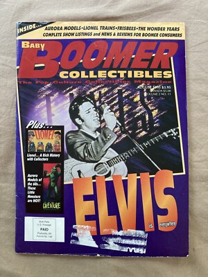 Baby Boomer Collectibles magazine vol 2 no 11 - Elvis; Aurora Monster ...