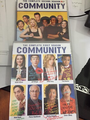 Community: Season 1/2. 8-DVDs BAG. Fine ensemble sitcom Chevy Chase ...
