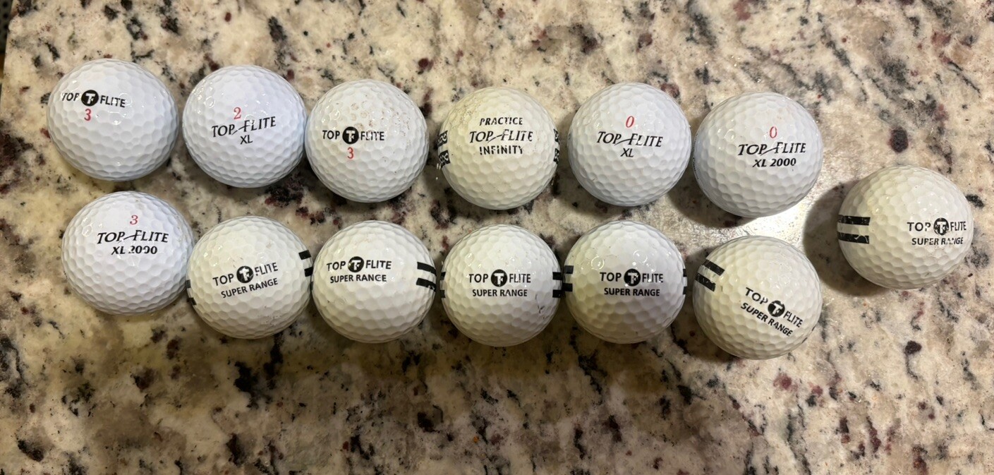 13 Top Flite Golf Balls Used | eBay