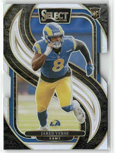 Jared Verse RC 2024 Panini Select Silver Die-Cut Premier Level Los ...